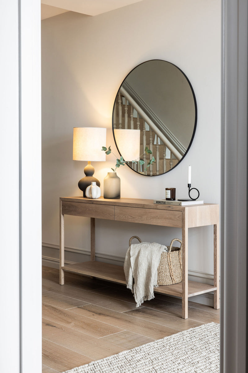 Picasso Console Table (Dark Oak) – Pebble Home & Lifestyle