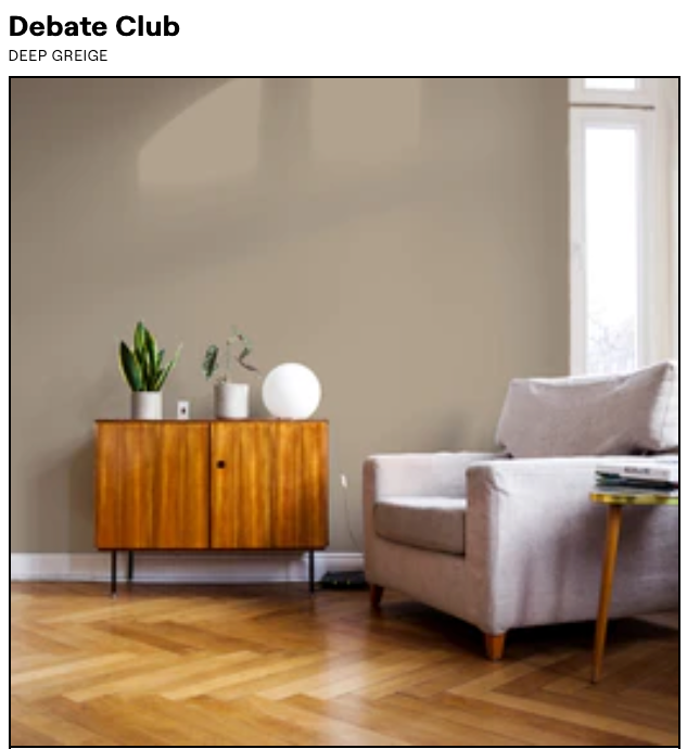 Debate Club - Deep Greige - Coat Paint – Pebble Home & Lifestyle