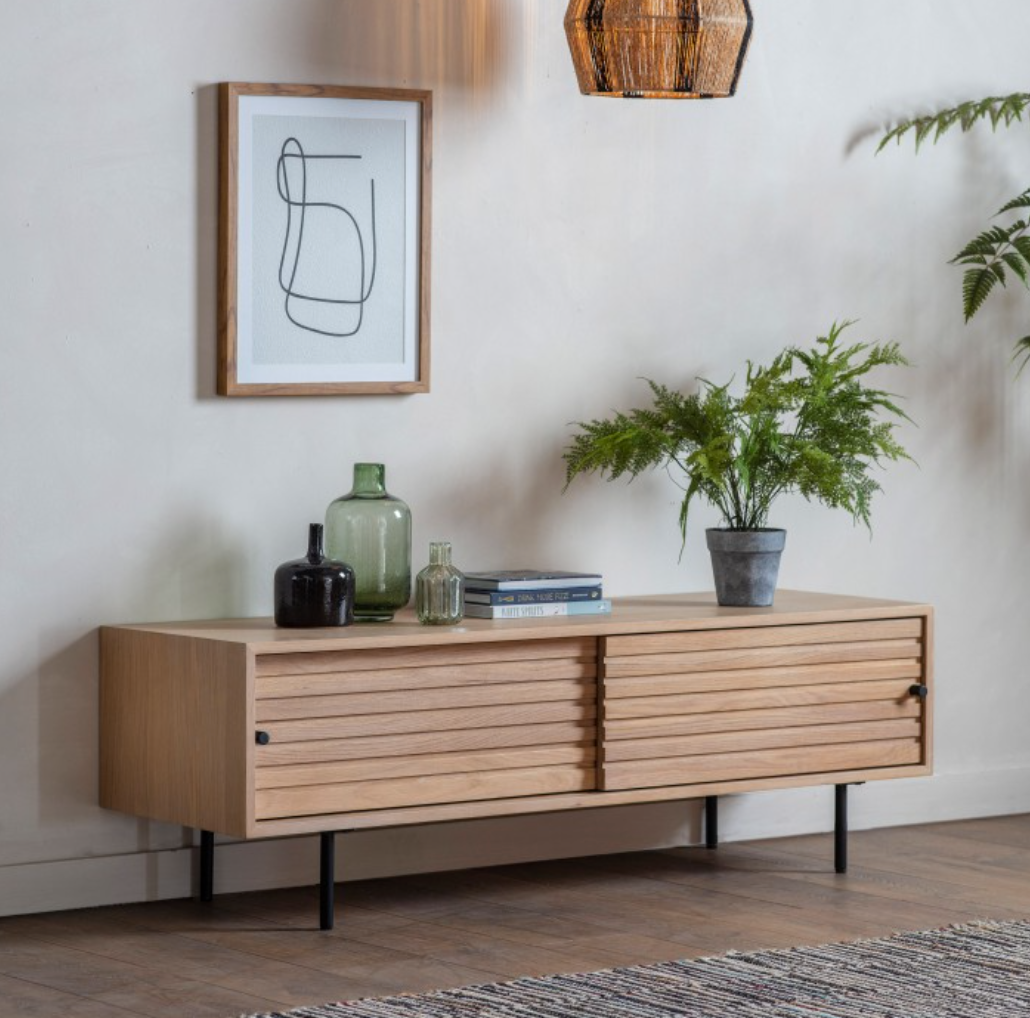 Japandi Media Unit – Pebble Home & Lifestyle