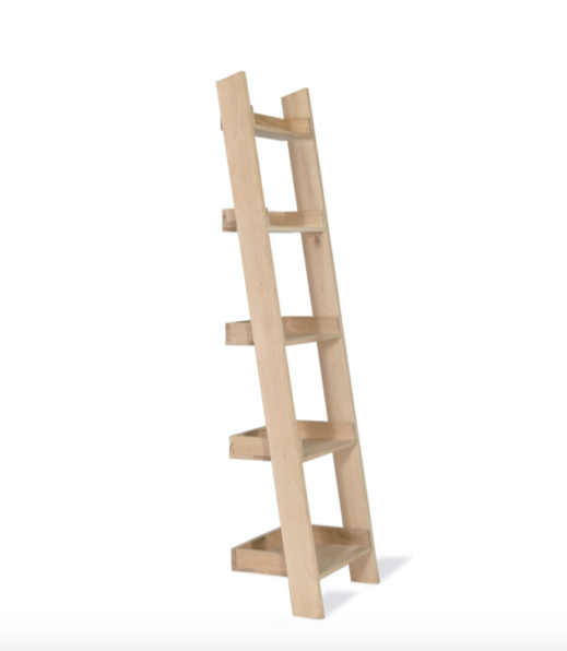 Narrow Oak Ladder Shelf – Pebble Home & Lifestyle
